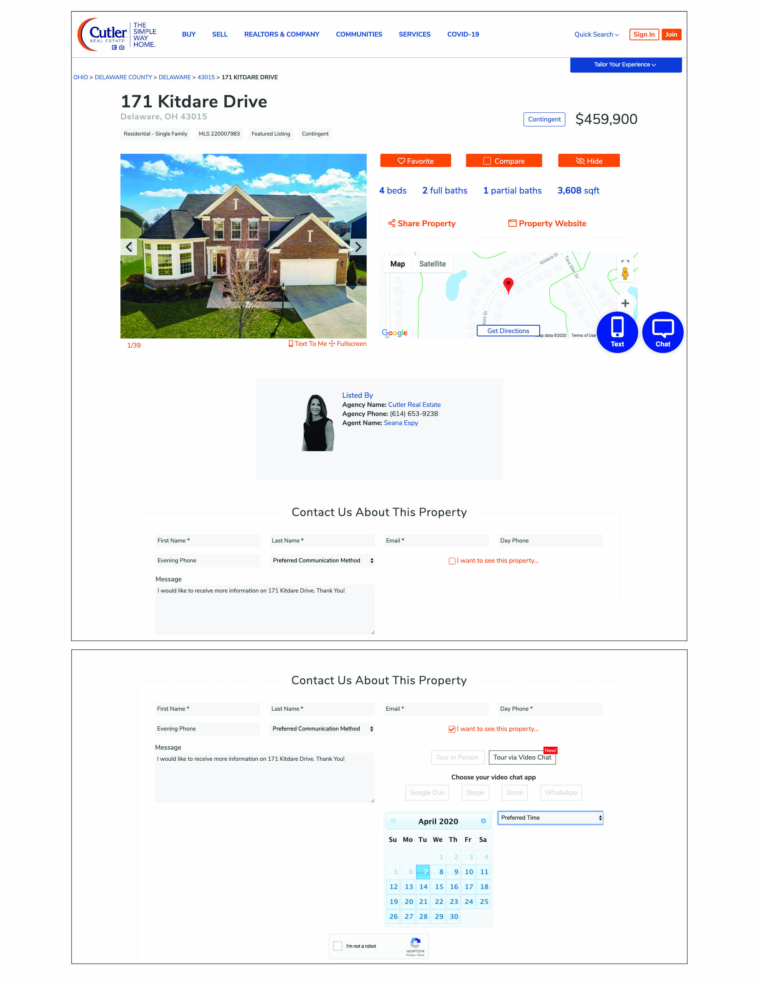 Virtual Home Tours & Open Houses - Cutler Real Estate